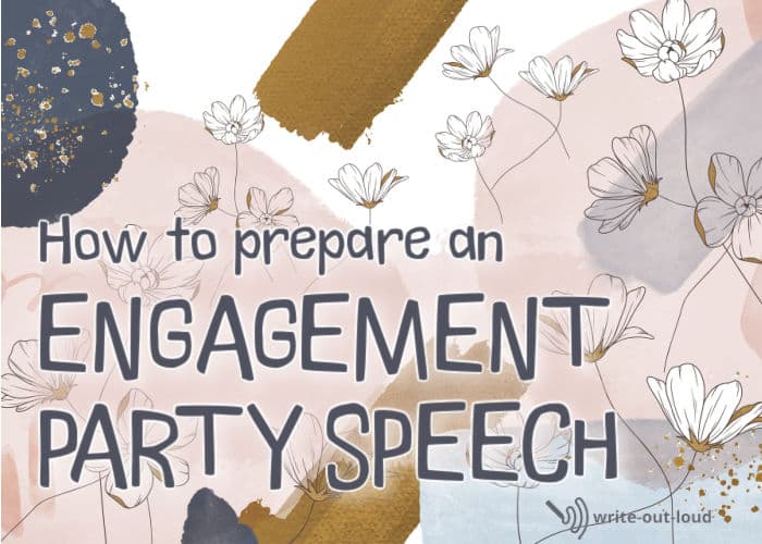 Engagement party speeches: prepare the perfect toast