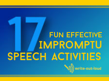 Overcome fear of public speaking