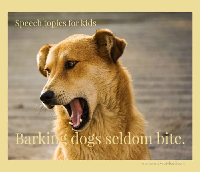 Elocution topics for kids: creative speech ideas for children